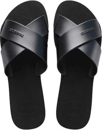 Havaianas Hav.Aqua Metallic, Sandales pour femme, Noir, 39/40 EU