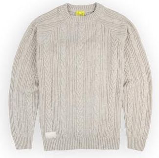 Oxbow Pull laine torsades col rond CABLE Hiver 2025 Uni, Col rond, Sans capuche, Manches longues