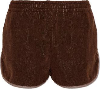 Versace Cotton-Terry Jacquard Sweat Shorts - - Shorts - unisex - Braun - S