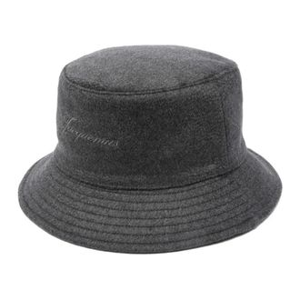 Jacquemus Le Bob Cachemiro Bucket Hat - - Accessories - Damen - Grau - 58 CM