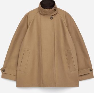 Arket Jacke Aus Baumwolle -Beige