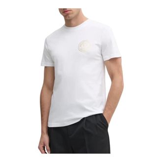 Versace Jeans Couture Kurz&auml;rmeliges T-Shirt mit Logo-Print - - Tops - Herren - Wei&szlig; - XS