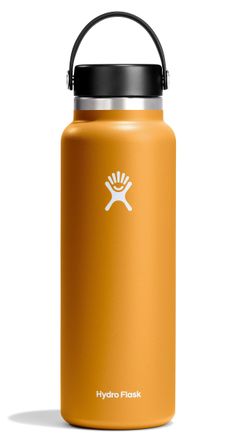 Hydro Flask Wasserflasche 1180 ml (40 oz) - Vakuumisolierte wiederverwendbare Edelstahl-Wasserflasche mit auslaufsicherem Flex-Verschluss - Weite &Ouml;ffnung - Fossil