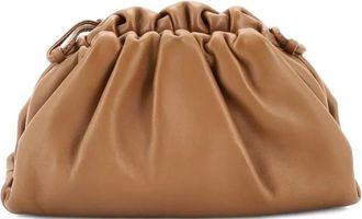 Bottega Veneta The Pouch Leather Mini crossbody bag - Braun