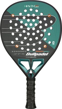 Bullpadel Hack 04 Hybrid 25 Padelschl&auml;ger dunkelgr&uuml;n 370g NEU