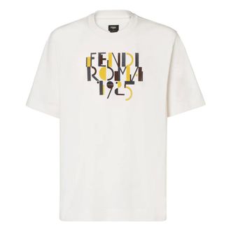 Fendi Herren, Oberteile, Wei&szlig;, MGr&ouml;&szlig;e