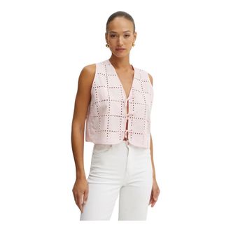 IVY OAK Tala Vest - Femme - Vestes - Rose - Taille: 44 FR