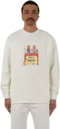 Dr&ocirc;le de Monsieur Homme, Sweatshirts et sweats &agrave; capuche, Blanc, Taille: XL SweaT-shirt ras du cou