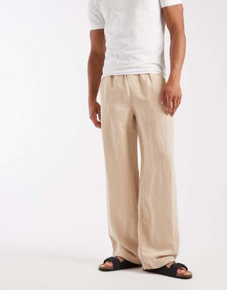 AllSaints Korten - Pantalon - Sable-Marron