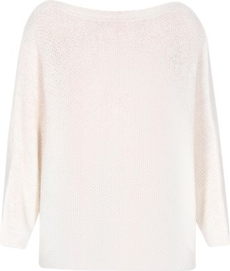 Dreimaster Dreimaster Pullover Frauen cremefarben