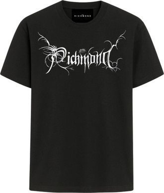 John Richmond Femme, Tops, Noir, Taille: 40 FR T-shirt graphique