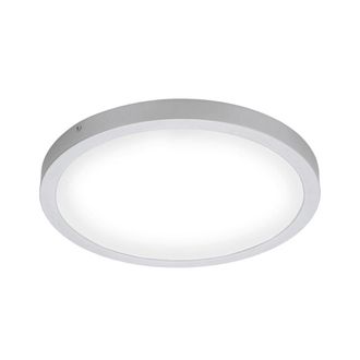 Briloner Leuchten - LED Aufbauleuchte, Deckenlampe, Deckenleuchte 24,5 Watt, 2.400 Lumen, 4.000 Kelvin, Rund, Chrom-Matt, 405x32mm (DxH), 7143-414