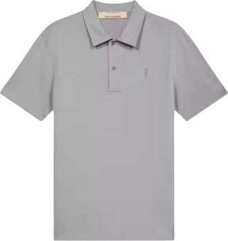 Trussardi Homme, Tops, Gris, Taille: 4XL Polo Coupe Standard - Piqu&eacute; Technique