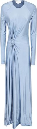 Victoria Beckham Femme, Robes, Bleu, Taille: 38 FR Maxi Robes