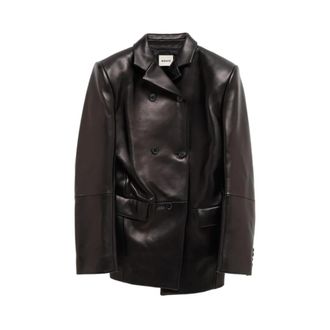 Khaite Lederjacke - - Jackets - Damen - Schwarzk - XS