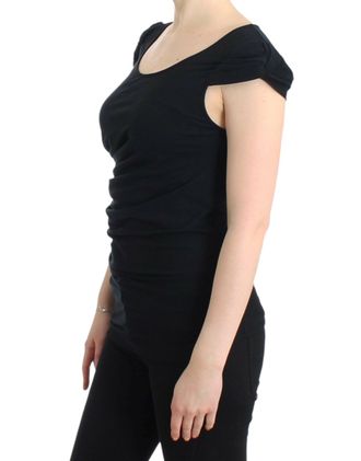 Roberto Cavalli Womens Black Cotton Top