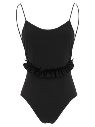 Jacquemus Womens Black Polyamide One-Piece Swimsuit Clothing