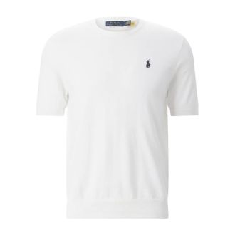 Polo Ralph Lauren Homme, Pulls, Blanc, Taille: M Tricot ras du cou