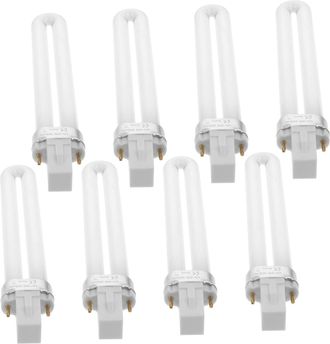 PartyKindom 8st&uuml;cke Nagellampenr&ouml;hre Uv Led Manik&uuml;re Lichtrohr Ersatzr&ouml;hre F&uuml;r Nagellampe Trocknungswerkzeug Salon Heimgebrauch