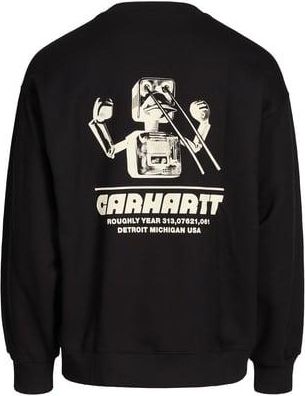 Carhartt Work in Progress Sweat ample en coton m&eacute;lang&eacute;