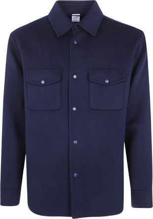 Aspesi 13 Dub Shirt - Homme - Vestes - Bleu - Taille: M