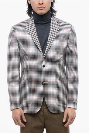 Nino Danieli Checkered Wool Blazer size 50