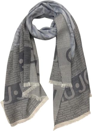 Liu Jo Femme, Accessoires, Bleu, Taille: ONE Size Stola Eff Denim /Paillettes