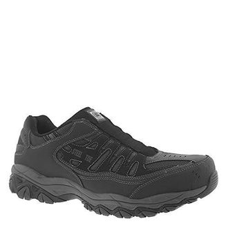 Skechers 77161 Mens Work: Crankton Ebbitt Steel Toe Shoe, Black - 13 D US