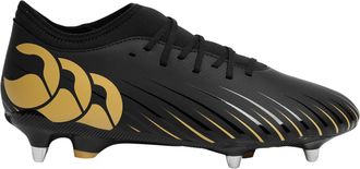 Canterbury Of New Zealand Speed Falcon Team Rugby-Stiefel f&uuml;r weichen Boden f&uuml;r Herren (Schwarz)
