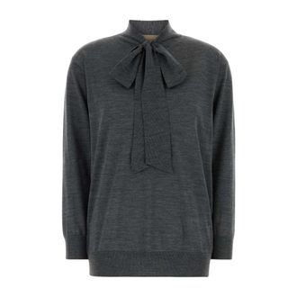Valentino Garavani Maglia Pullover - - Knitwear - Damen - Grau - S