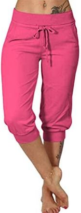 ORANDESIGNE Short Femme Sport Été Jogging Pantalon Court Grande Taille Short de Survêtement à Cordon avec Poches et Bermuda Femme Casual Short de Sport pour Femme