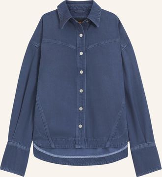 HUGO BOSS Jeansbluse grau