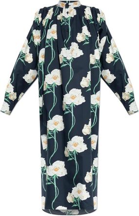 Kenzo Femme, Robes, Bleu, Taille: 42 FR Robe &agrave; motif floral