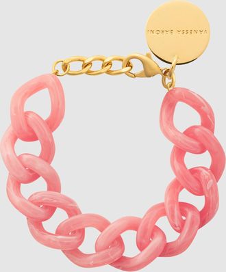 Vanessa Baroni Bracelet Mini Flat Chain Watermelon Marble
