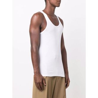 Tom Ford Cotton-Modal Blend Tank Top - White