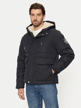 Jack & Jones Jack & Jones Winterjacke Carl 12256901 Dunkelblau Straight Fit