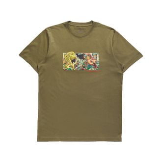maharishi Samurai Tiger Kampf T-Shirt - - Tops - Herren - Gr&uuml;n - S