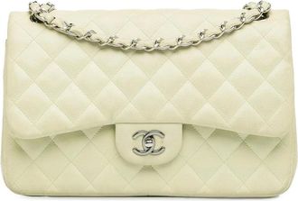 Chanel Sac bandouli&egrave;re matelass&eacute; doccasion - Femme - Pre-owned - Blanc - Taille: ONE Size