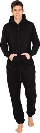 Moniz Herren Jumpsuit, Onesie, Overall (XXL, Vulcano Black)