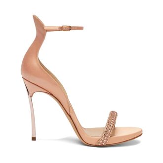 Casadei Cappa Blade Stratosphere Satin Sandalen - - Shoes - Damen - Beige - 36 EU
