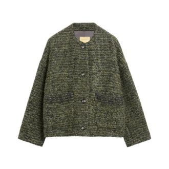 Momoni Giacca Mosara - - Jackets - Damen - Gr&uuml;n - L