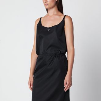 Prada Schwarzes Top aus Re-Nylon