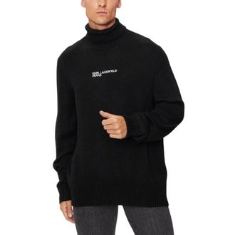 Karl Lagerfeld Rollkragenpullover - - Knitwear - Herren - Schwarzk - M