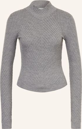 Victoria Beckham Pullover Aus Merinowolle grau