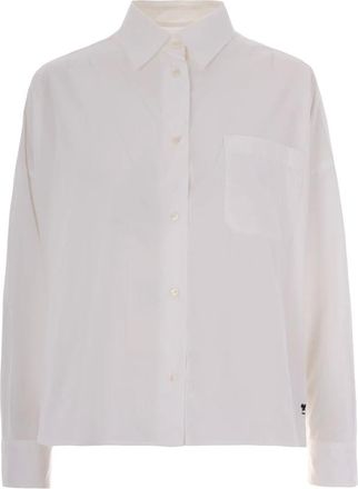 Max Mara Femme, Blouses et Chemises, Blanc, Taille: 38 FR Long Sleeve Shirt