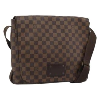 Louis Vuitton Sac bandouli&egrave;re Damier Ebene Pre-owned - Femme - Pre-owned - Brun - Taille: ONE Size