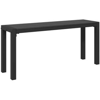 vidaXL Banc de jardin Anthracite 100 x 28 x 45cm Acier vidaXL