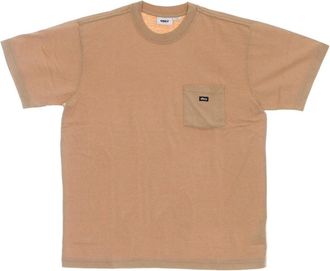 Obey Taschen-Tee Zeitloses Crewneck T-Shirt - - Tops - Herren - Braun - XL