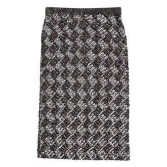 P.A.R.O.S.H. P.a.r.o.s.h., Femme, Jupes, Multicolore, Taille: 38 FR Full Sequin Stretch Midi Skirt