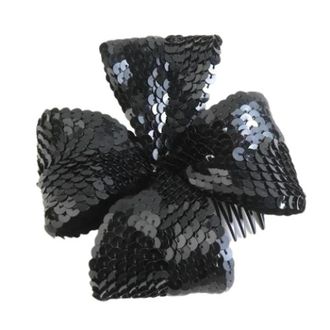 Chanel Pre-owned Stoff Haar-Accessoire - - Pre-owned - Damen - Schwarzk - ONE SIZE